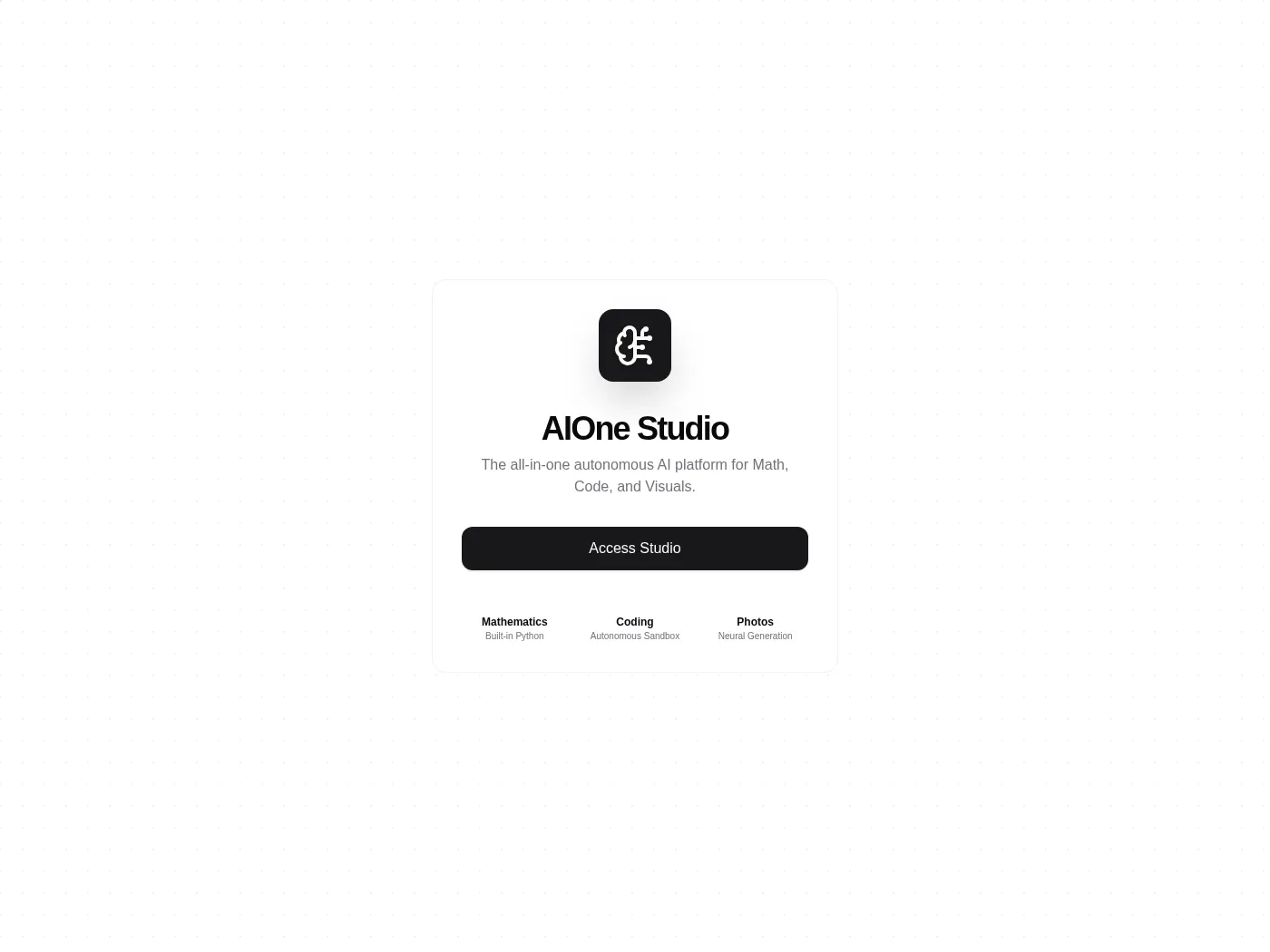 AIOne Studio