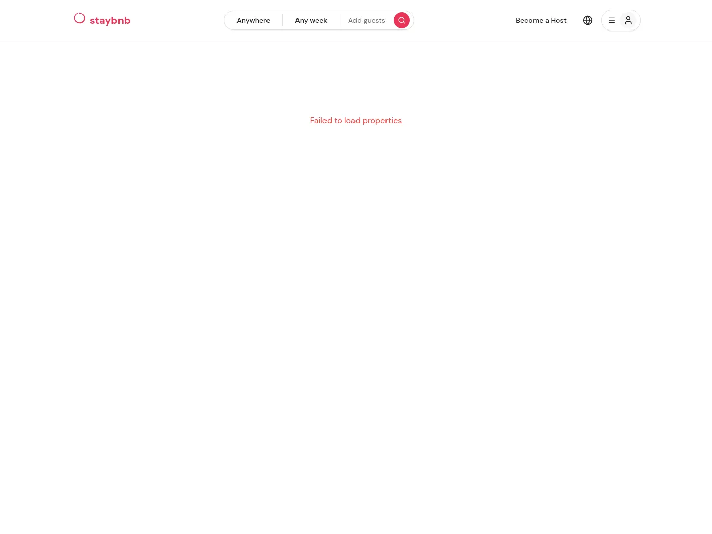 Staybnb Clone