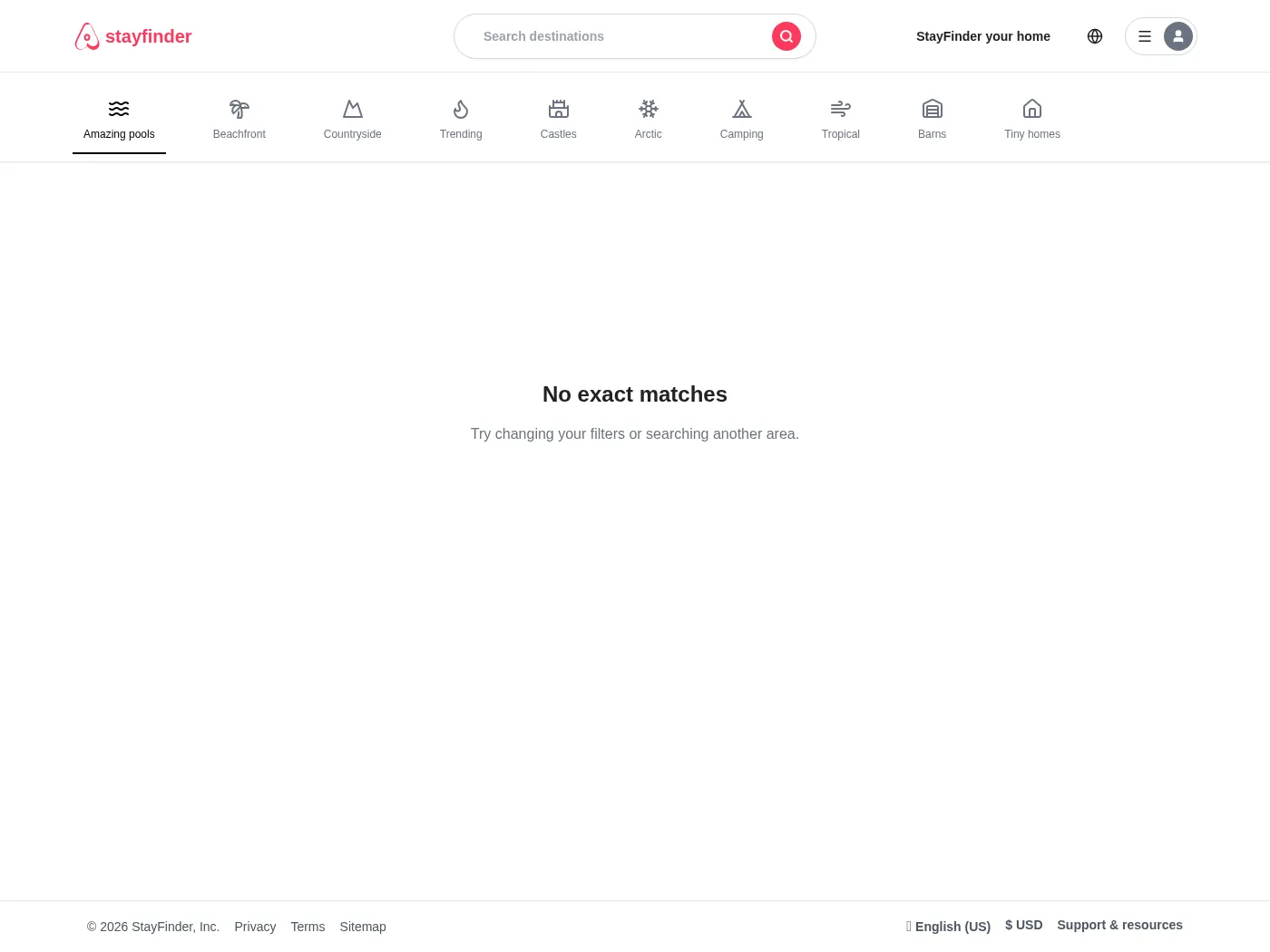 StayFinder Clone