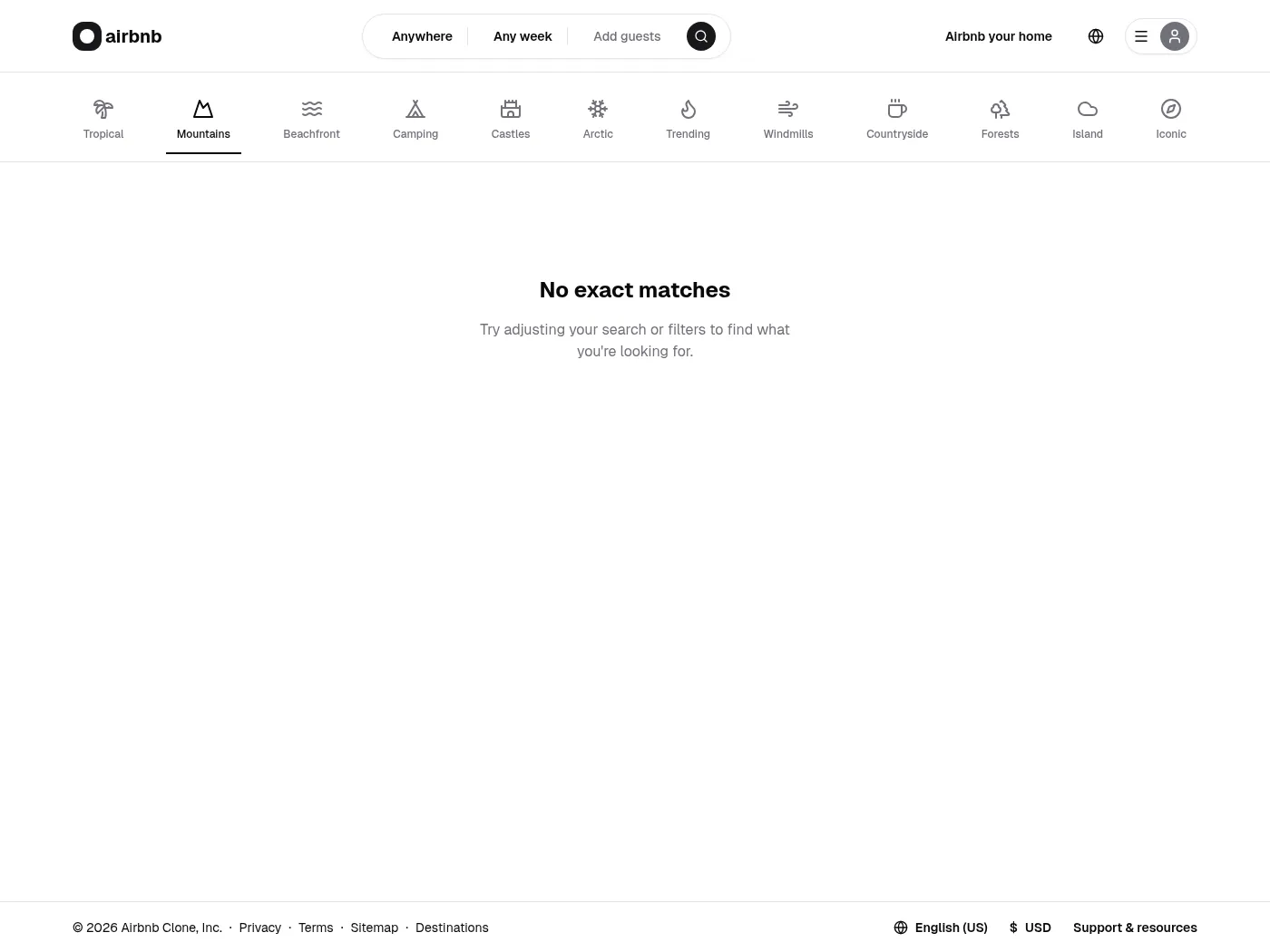 Airbnb Clone