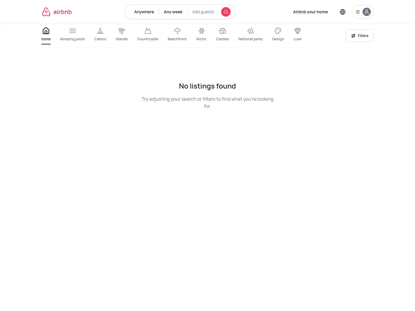 Airbnb Web Clone