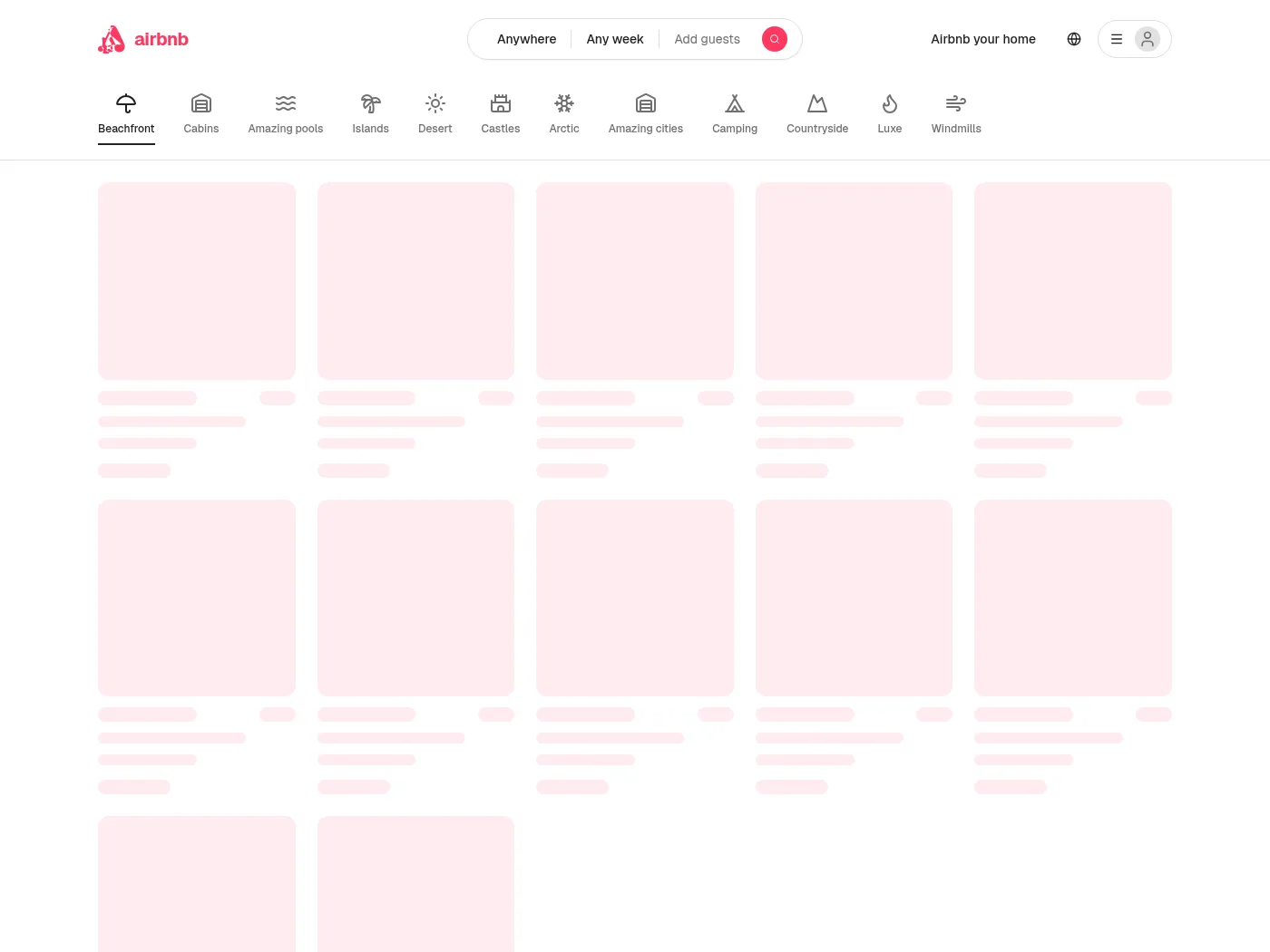 Airbnb Web Clone
