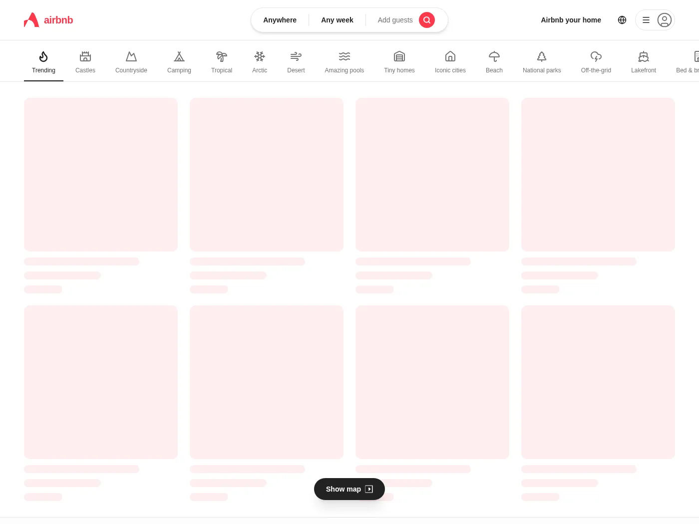Airbnb Web Clone