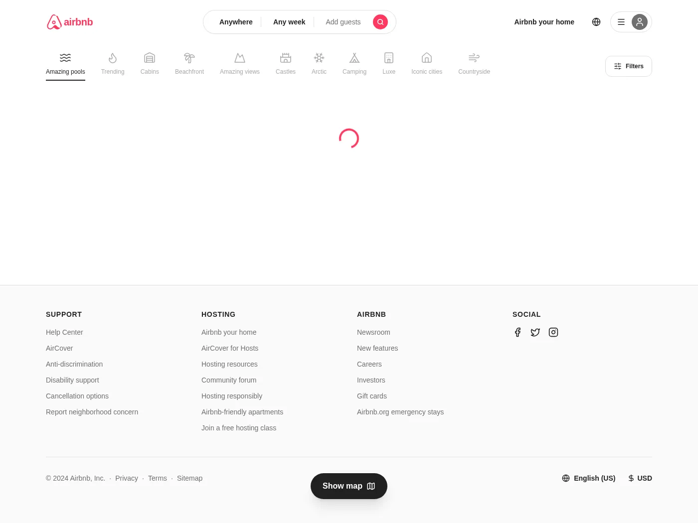 Airbnb Web Clone