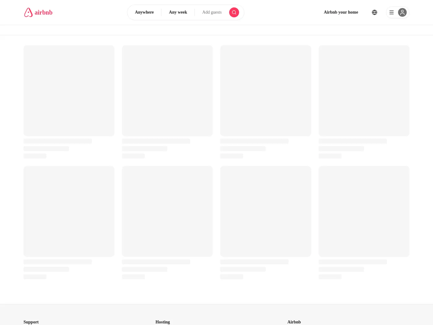 Airbnb Web Clone