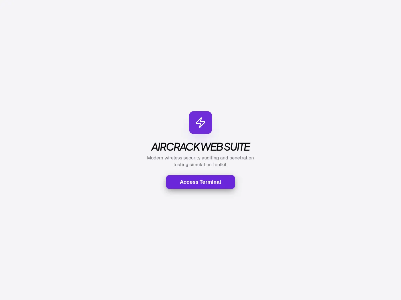 Aircrack Web Suite