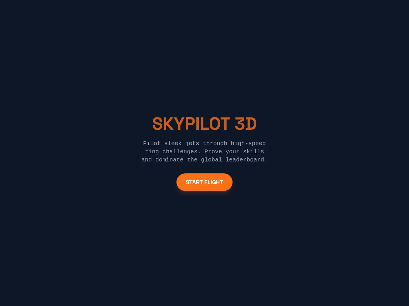 SkyPilot 3D Game