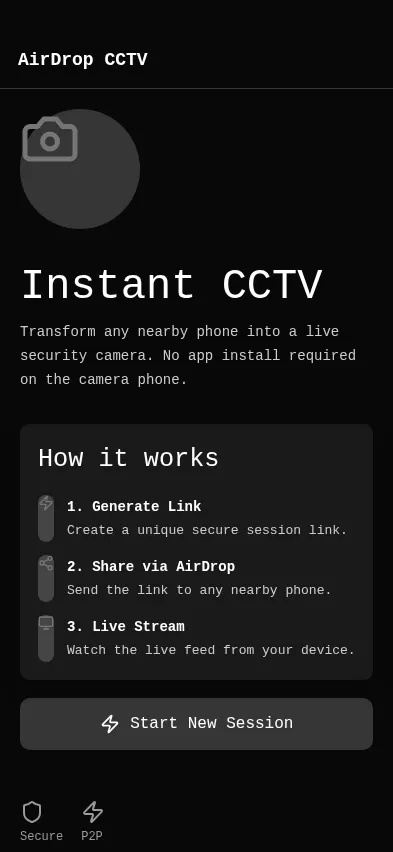 AirDrop CCTV Connect