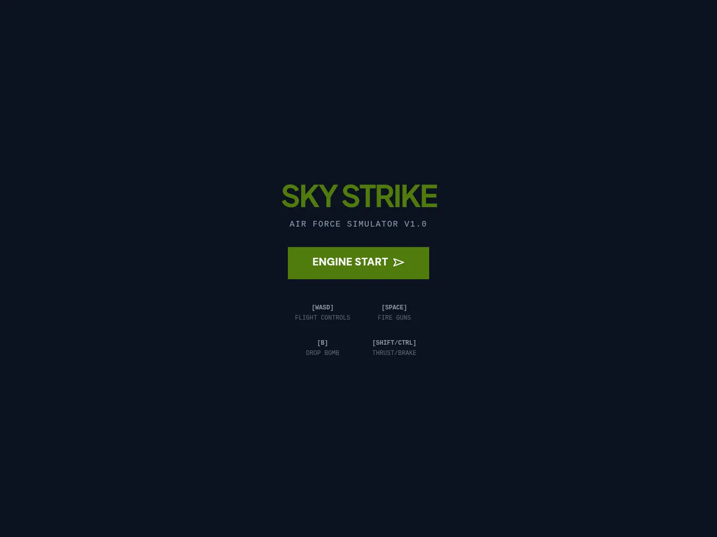 SkyStrike Plane Simulator