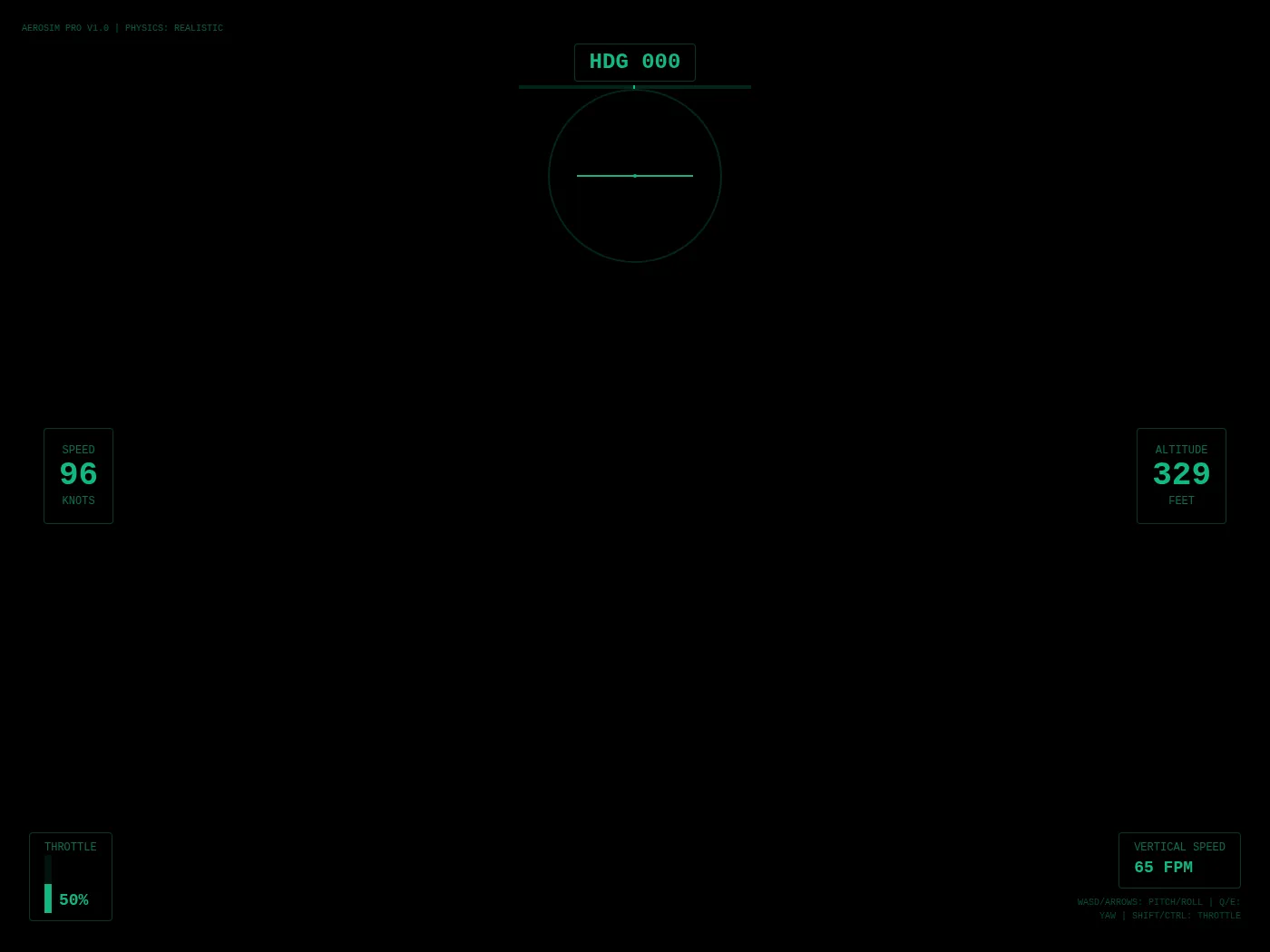 Realistic Airplane Simulator