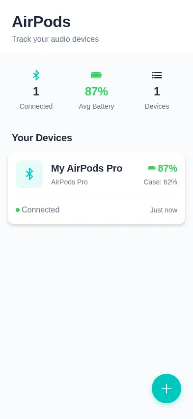 AirPods Tracker App
