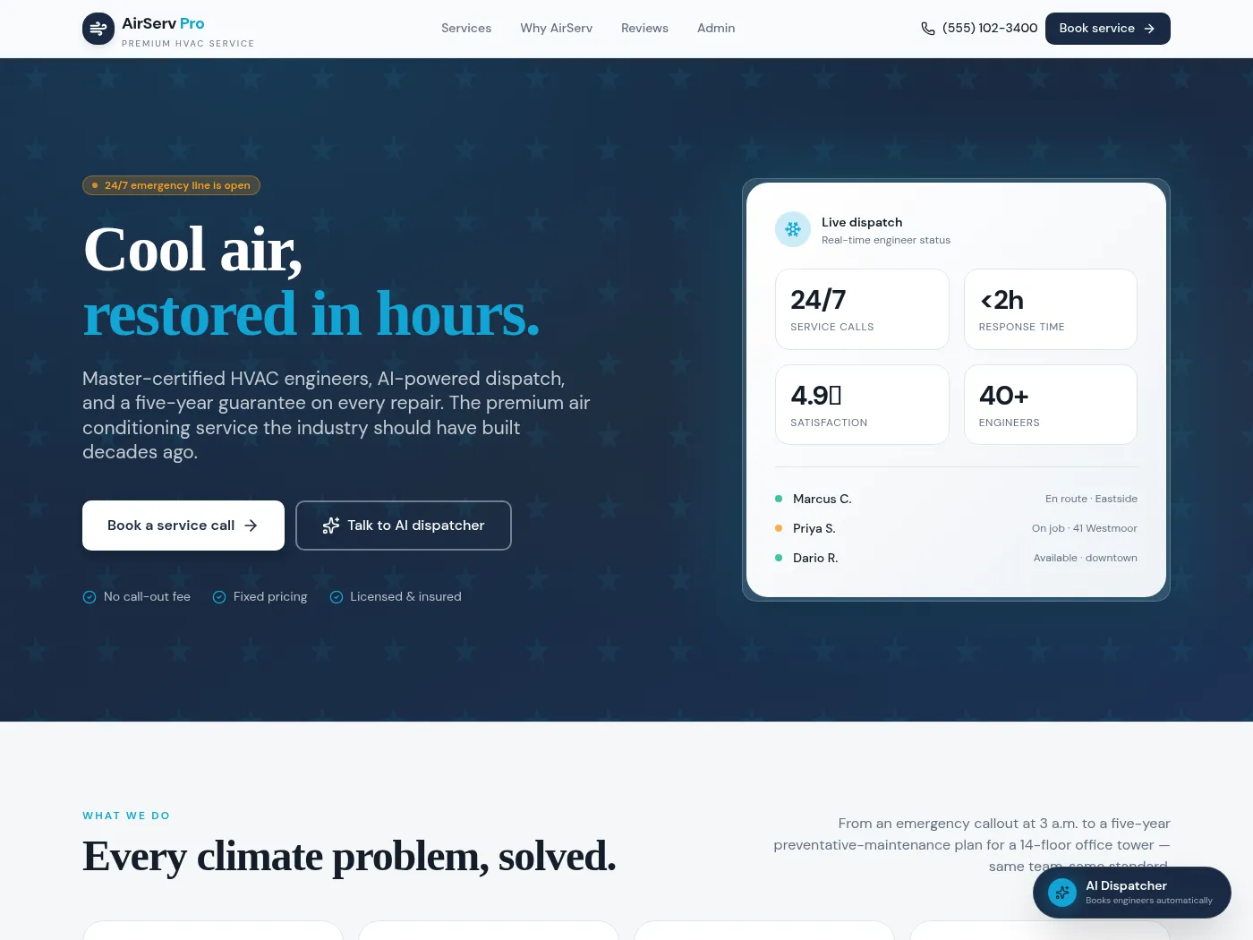 AirServ Pro Platform
