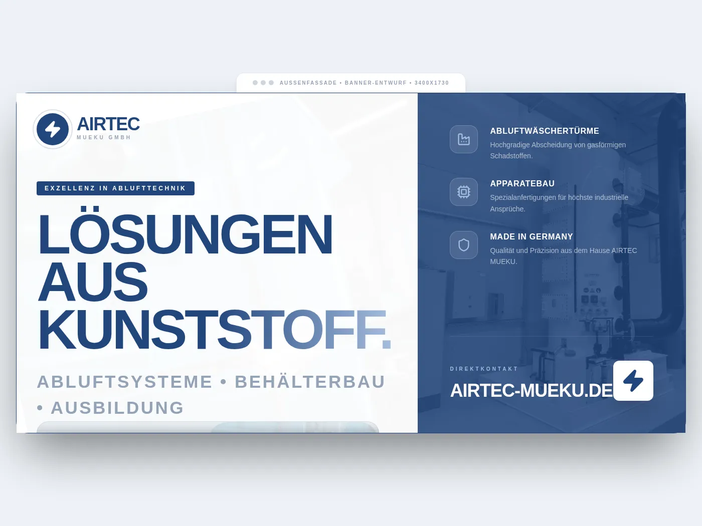 AIRTEC Fassade Werbebanner