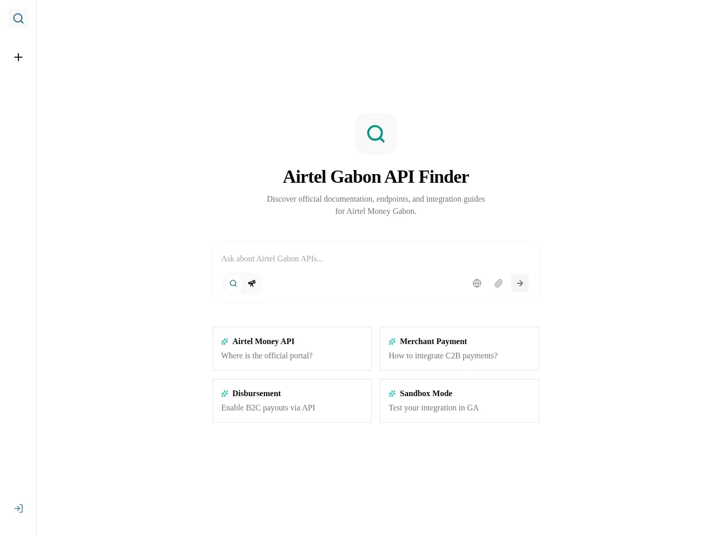 Airtel Gabon API Finder