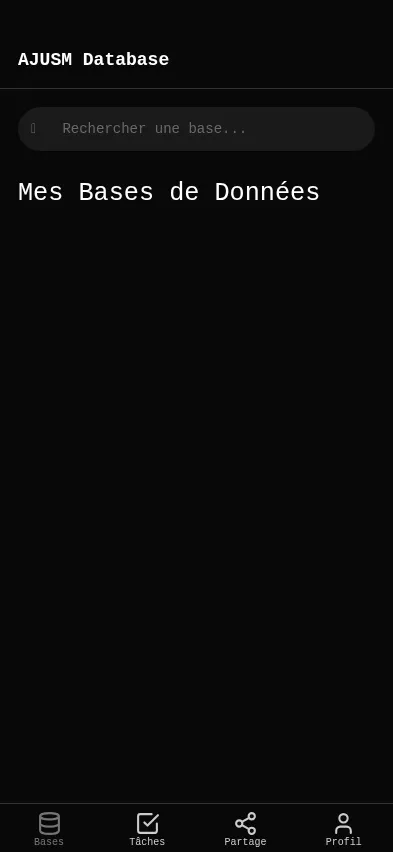 AJUSM Database App