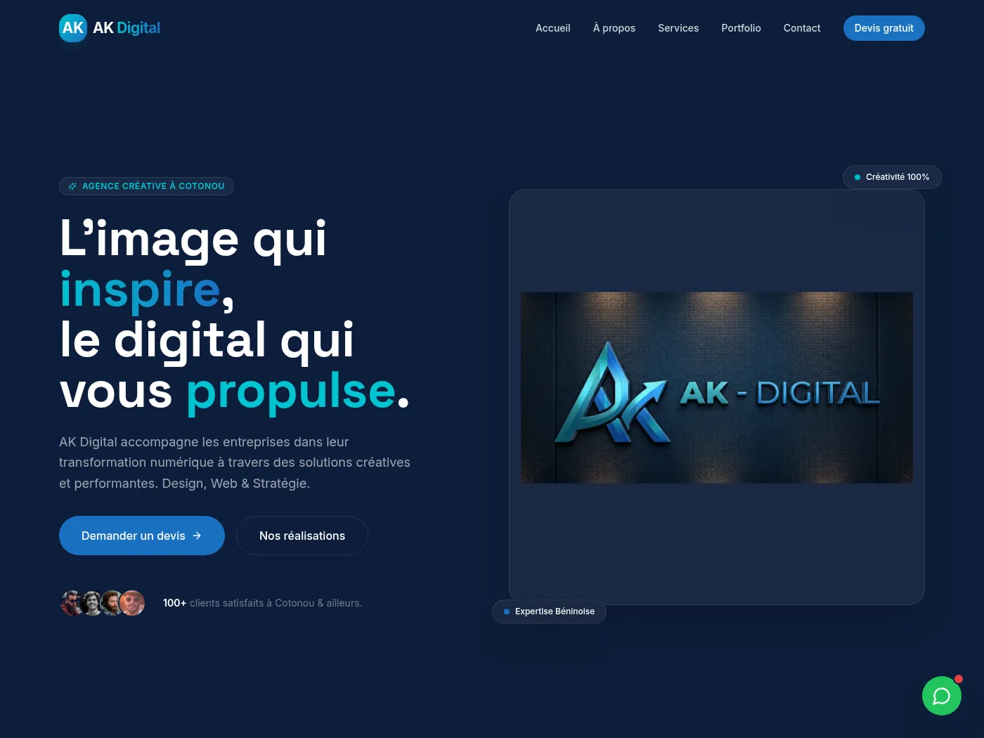 AK Digital Agency Site
