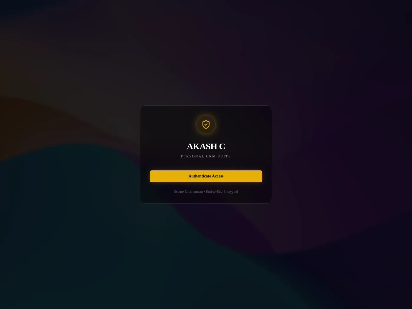 AKASH C Dark CRM