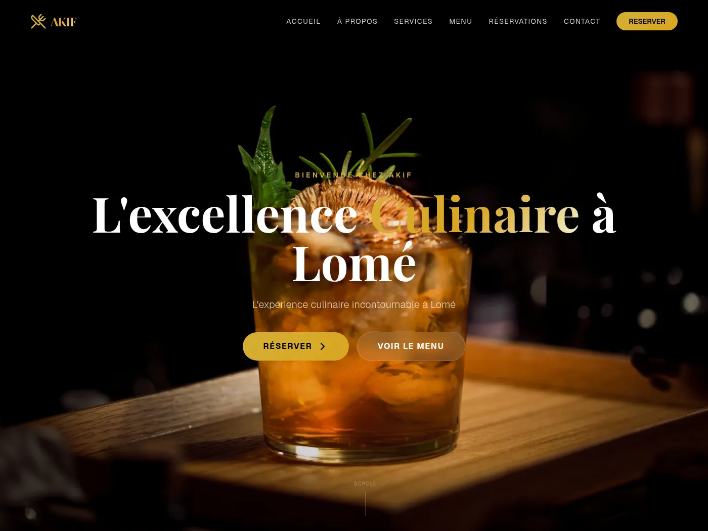AKIF Restaurant Web