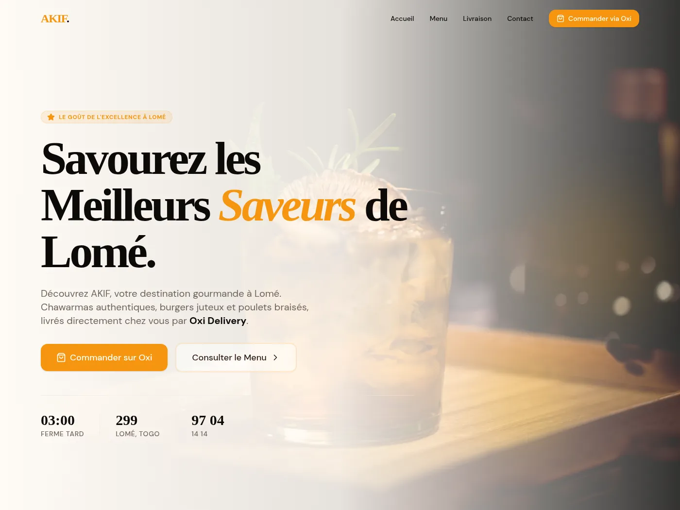 AKIF Restaurant Web
