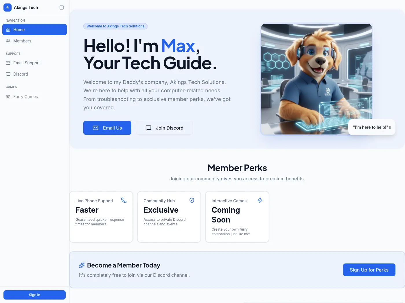 Akings Tech Guide Portal