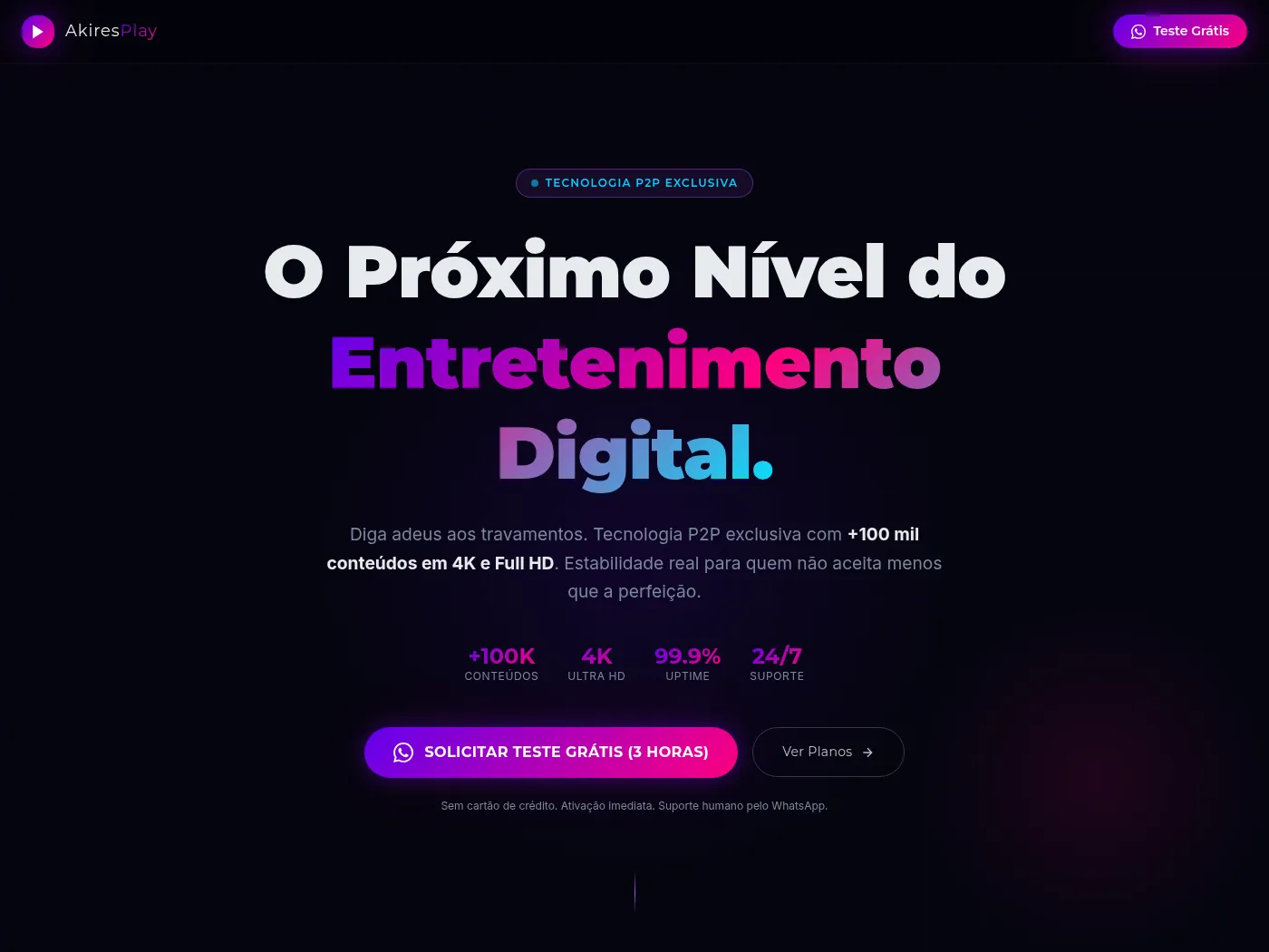 AkiresPlay Landing Page