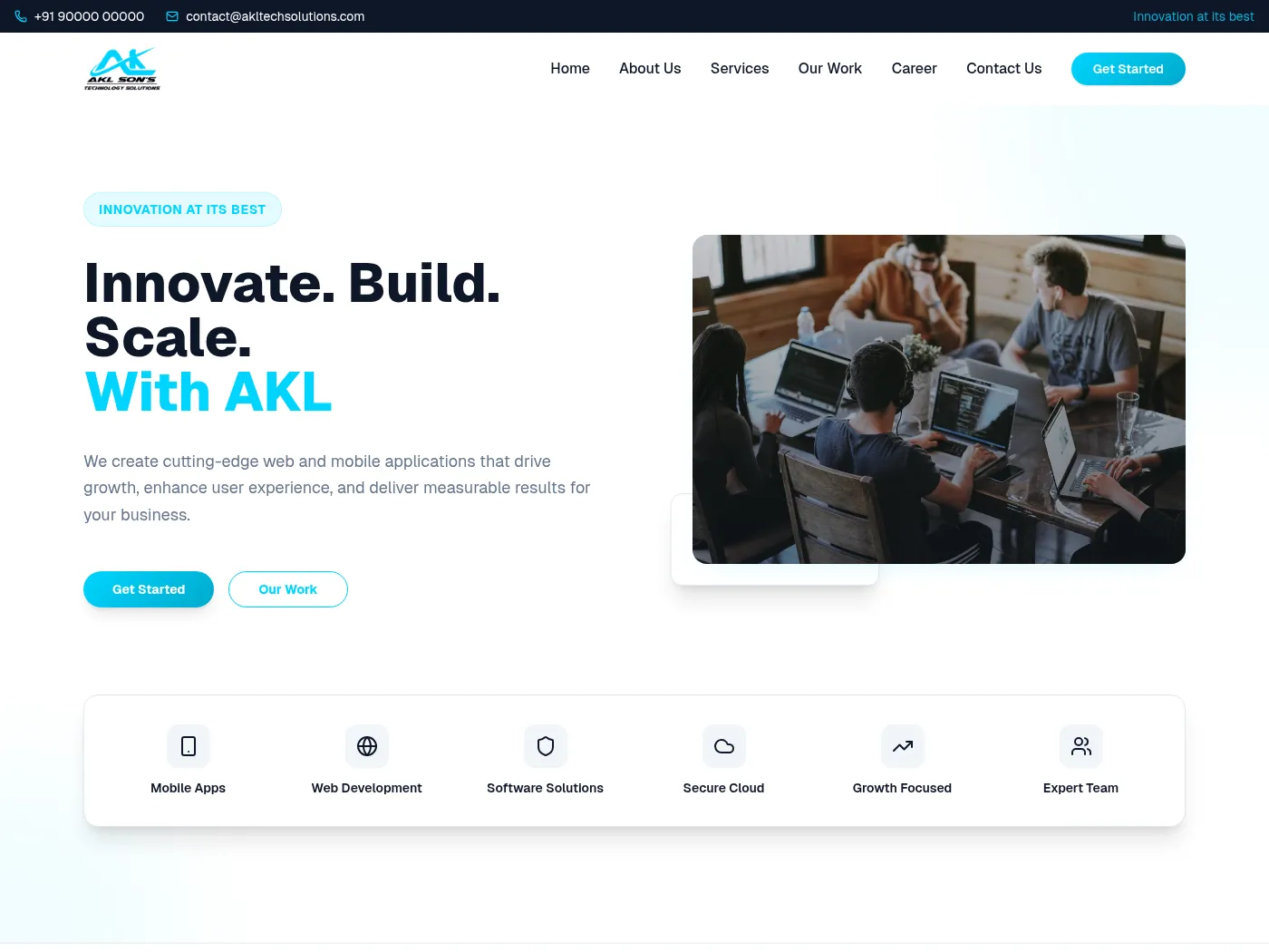 AKL Tech Services Site