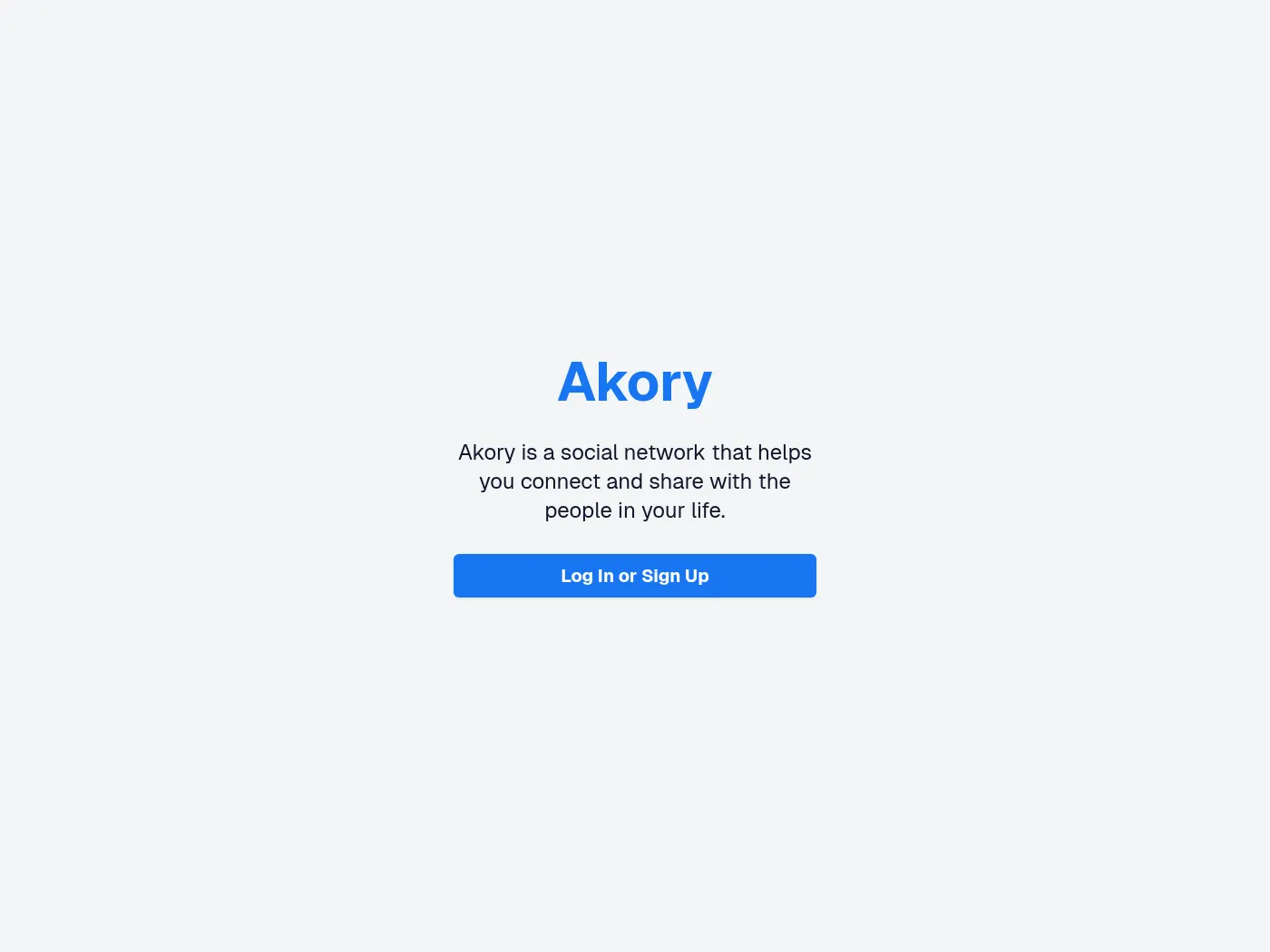 Akory Social Network