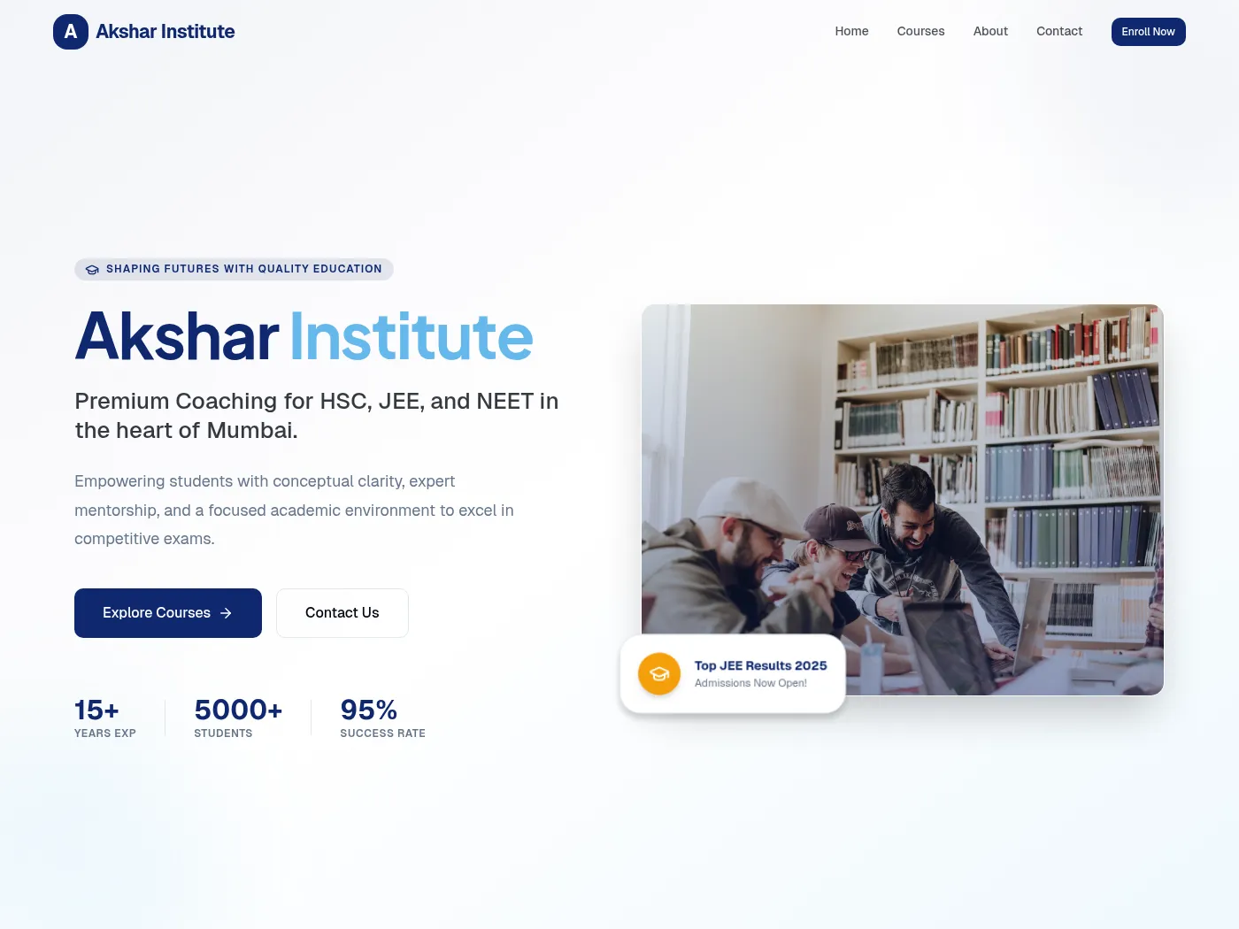 Akshar Institute Site