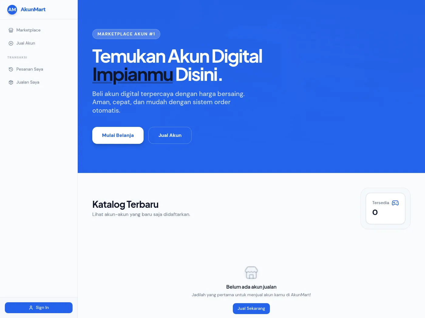 AkunMart Marketplace