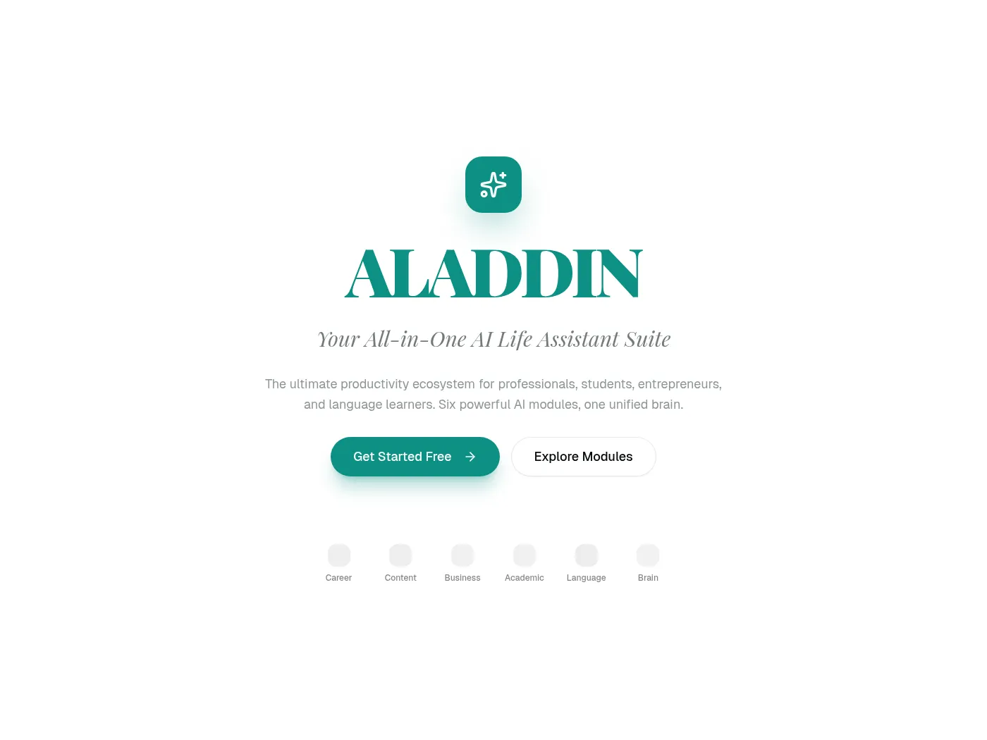 Aladdin AI Life Suite