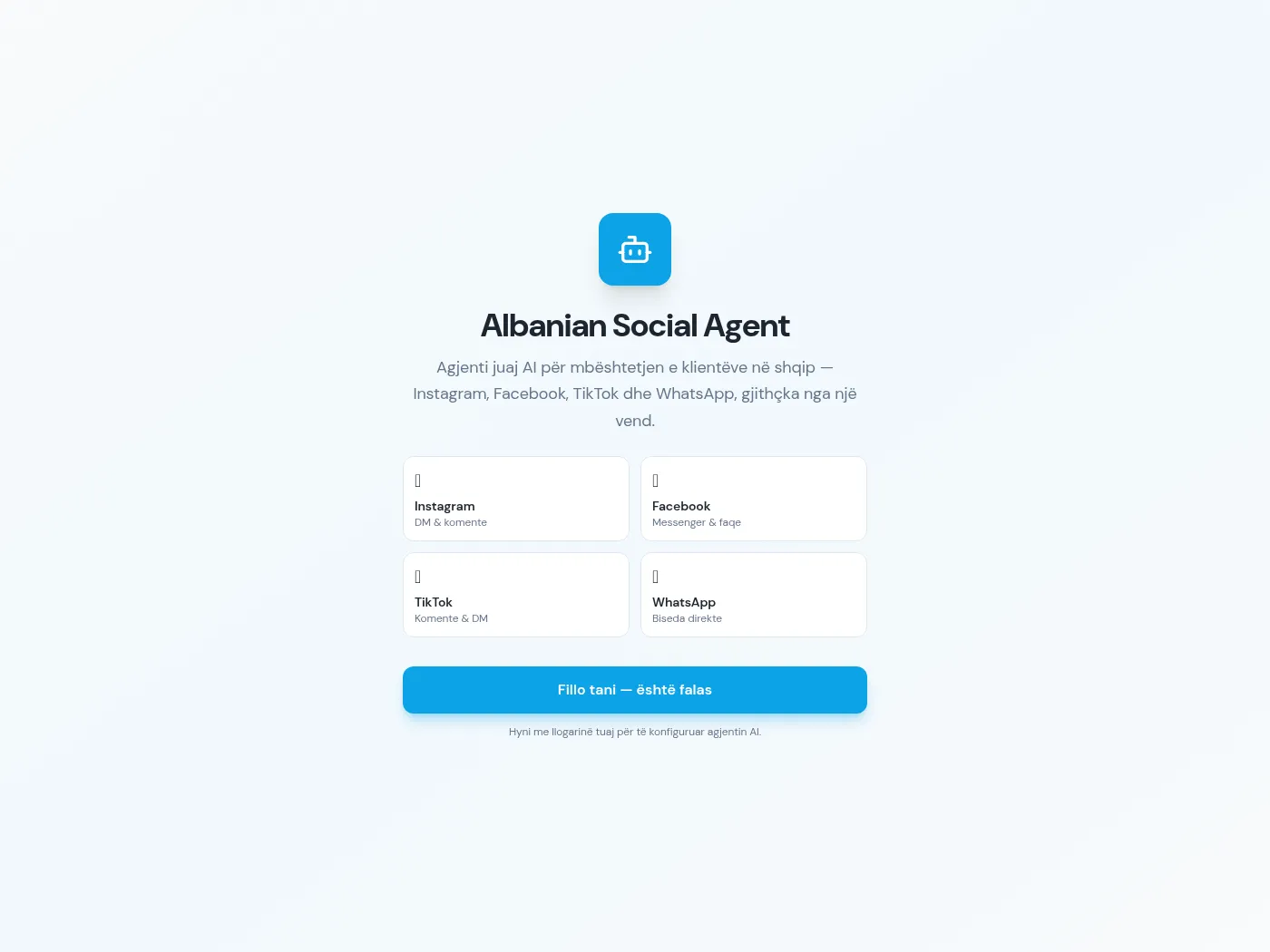 Albanian Social Agent