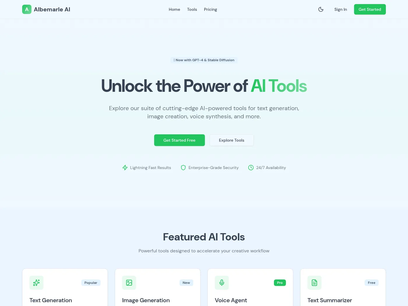 Albemarle AI Tools Hub – Unified Platform for Exploring & Subscribing to AI Utilities
