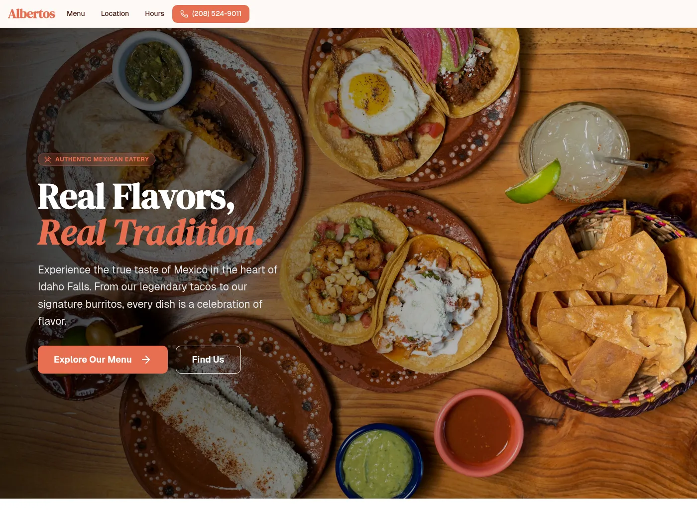 Albertos Mexican Eatery Site