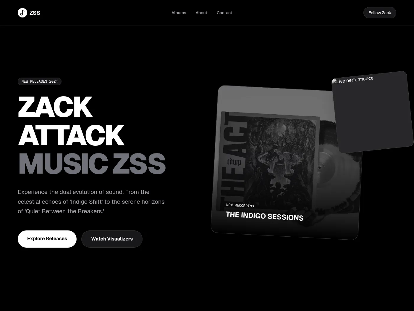 Zack Attack Album Hub