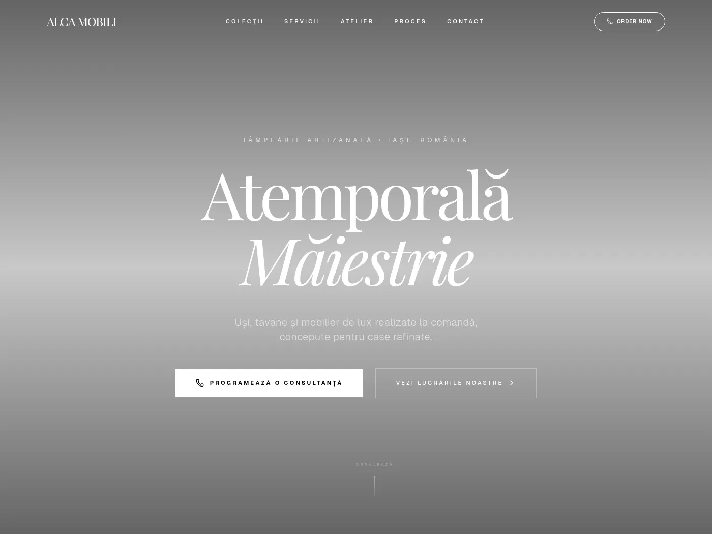 Alca Mobili Showcase Site
