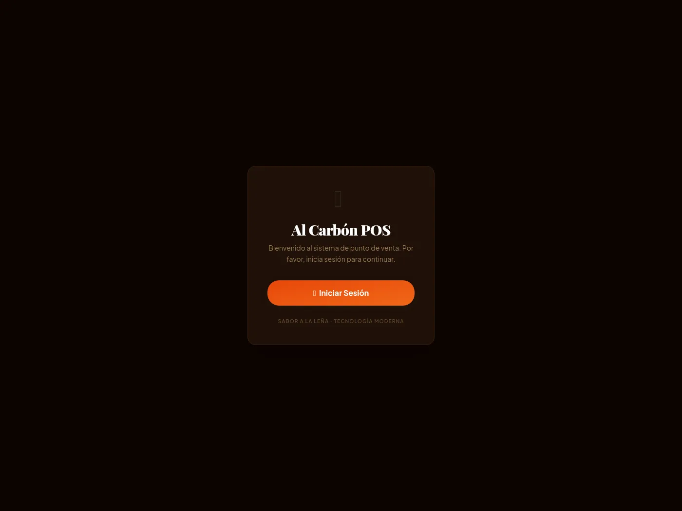 Al Carbón POS Web
