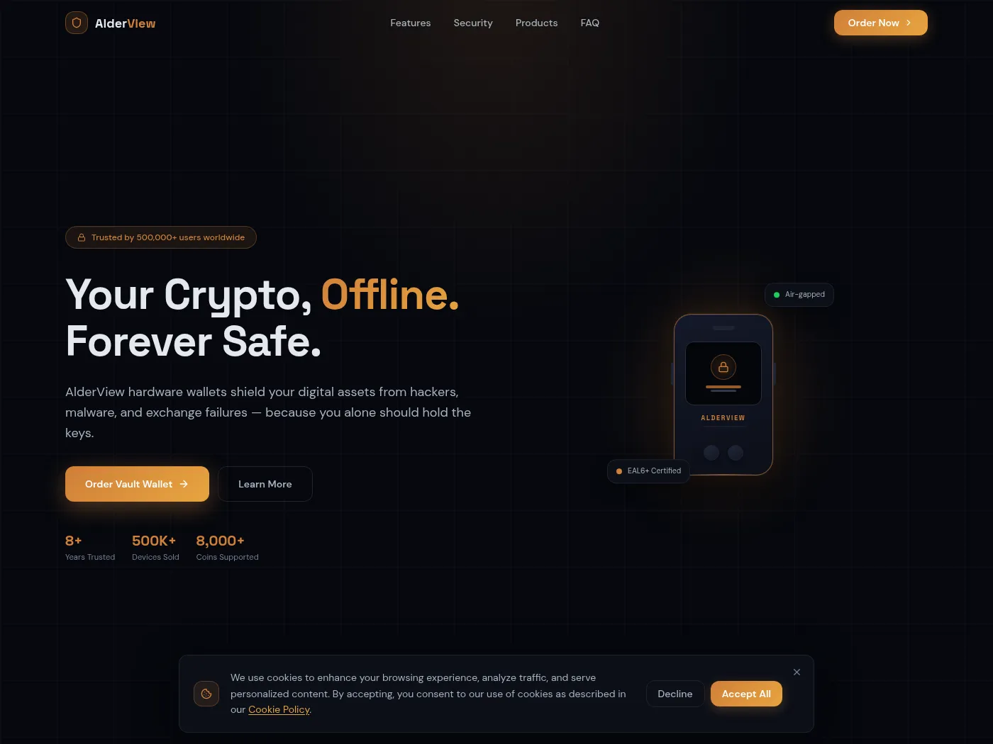 AlderView Crypto Wallet