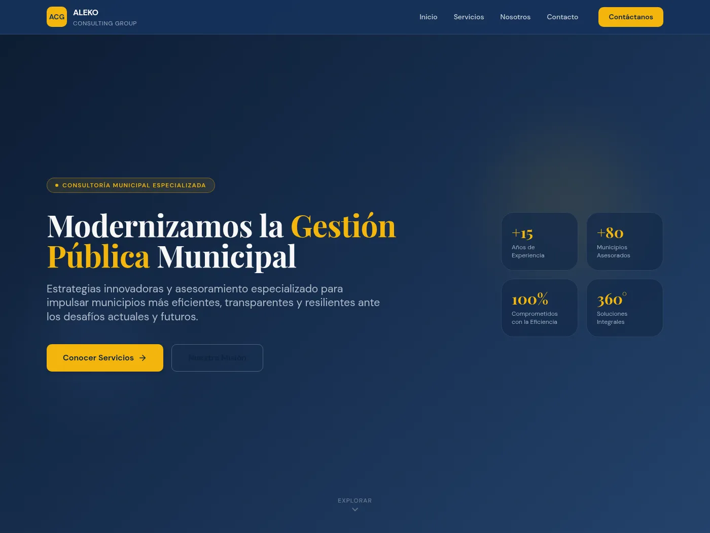 ALEKO Consulting Web