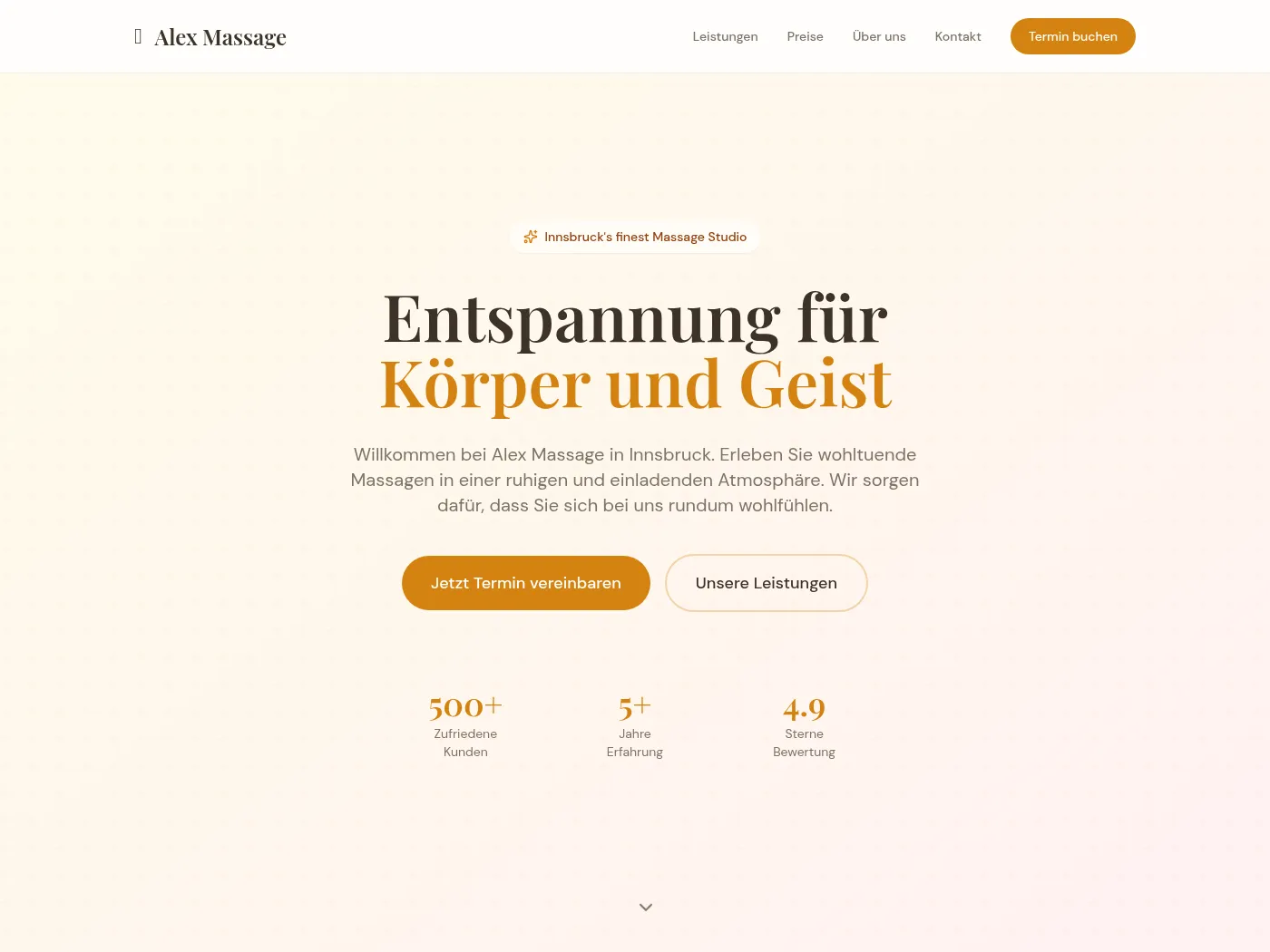 Alex Massage Studio Innsbruck