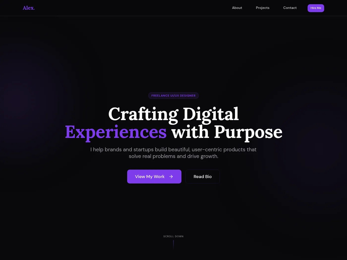 Alex Designer Portfolio