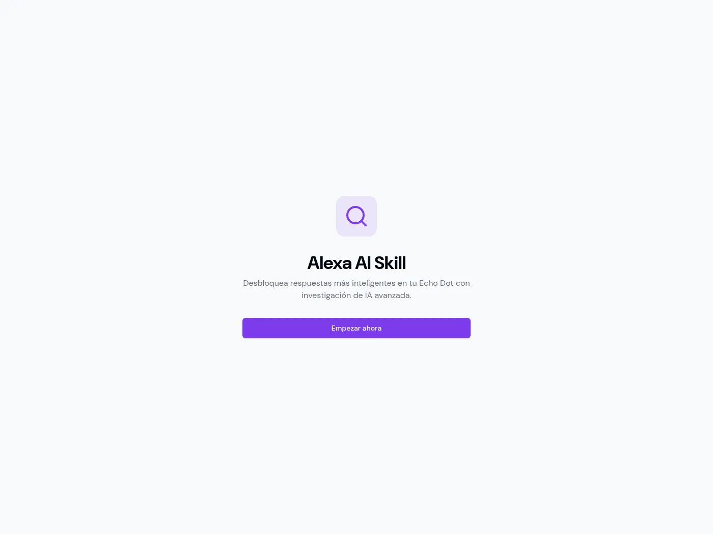 Alexa AI Skill Agent