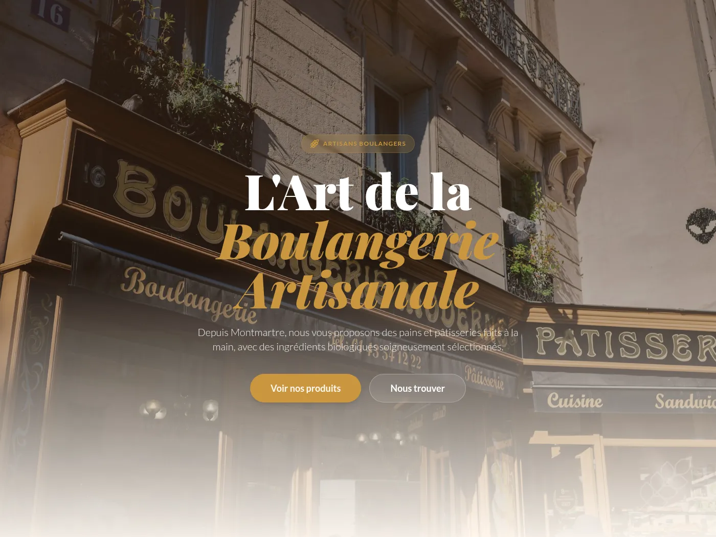 Boulangerie Alexine Landing