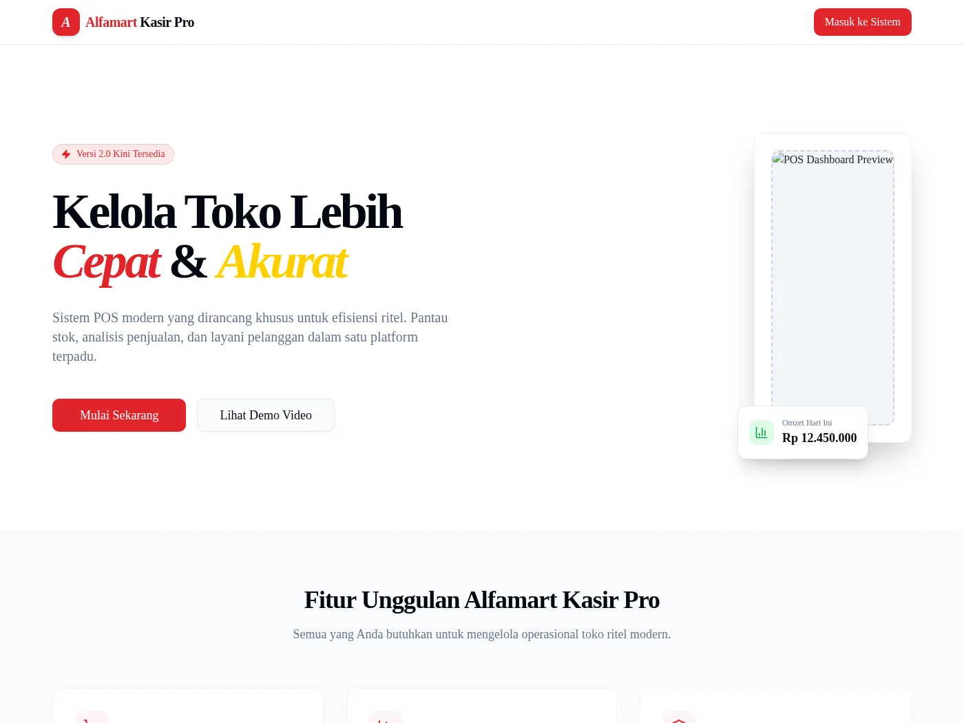 Alfamart Kasir Pro