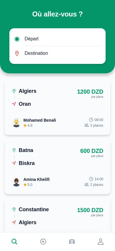 Algeria Carpool Connect