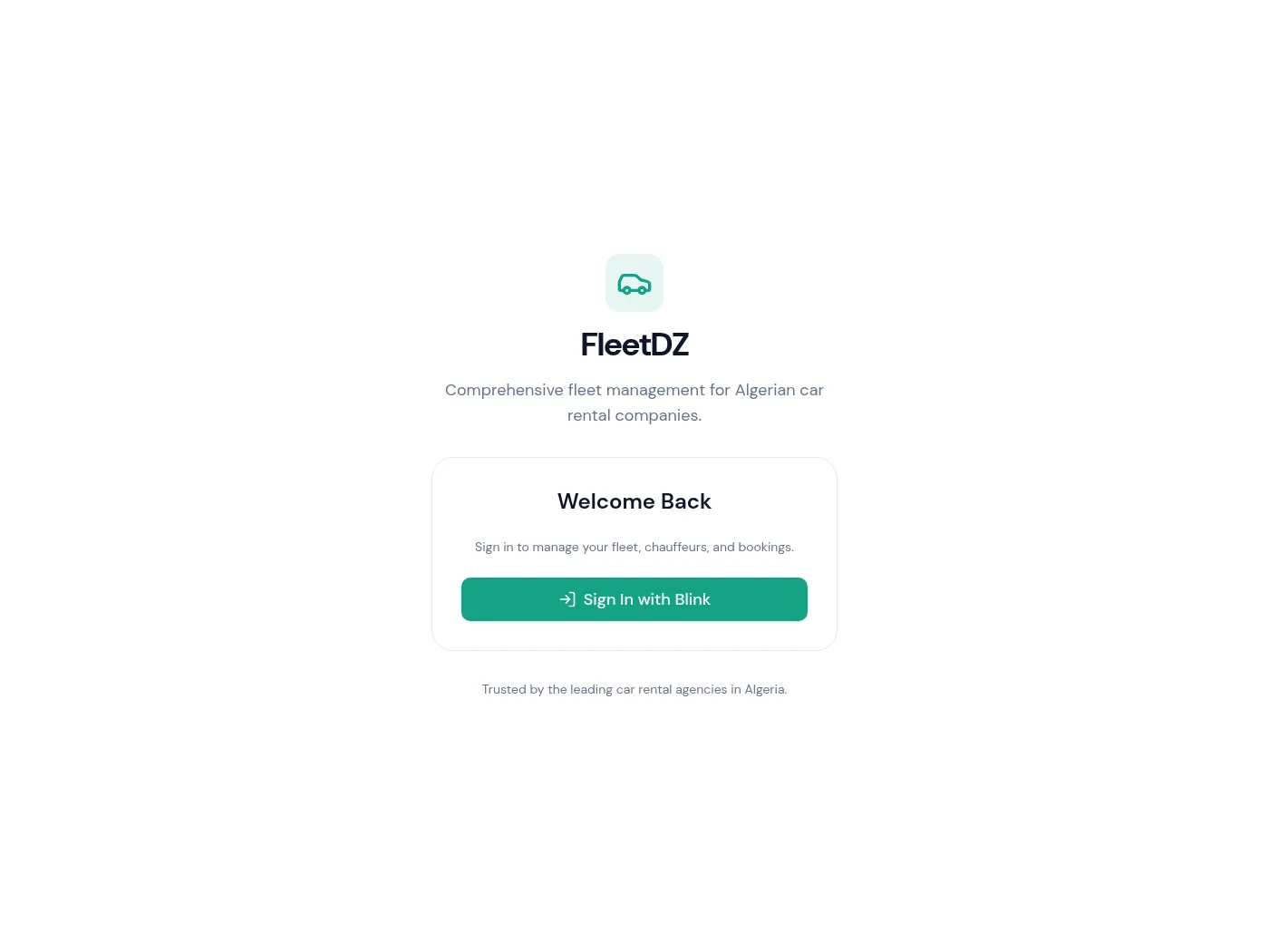 Algeria Fleet Manager