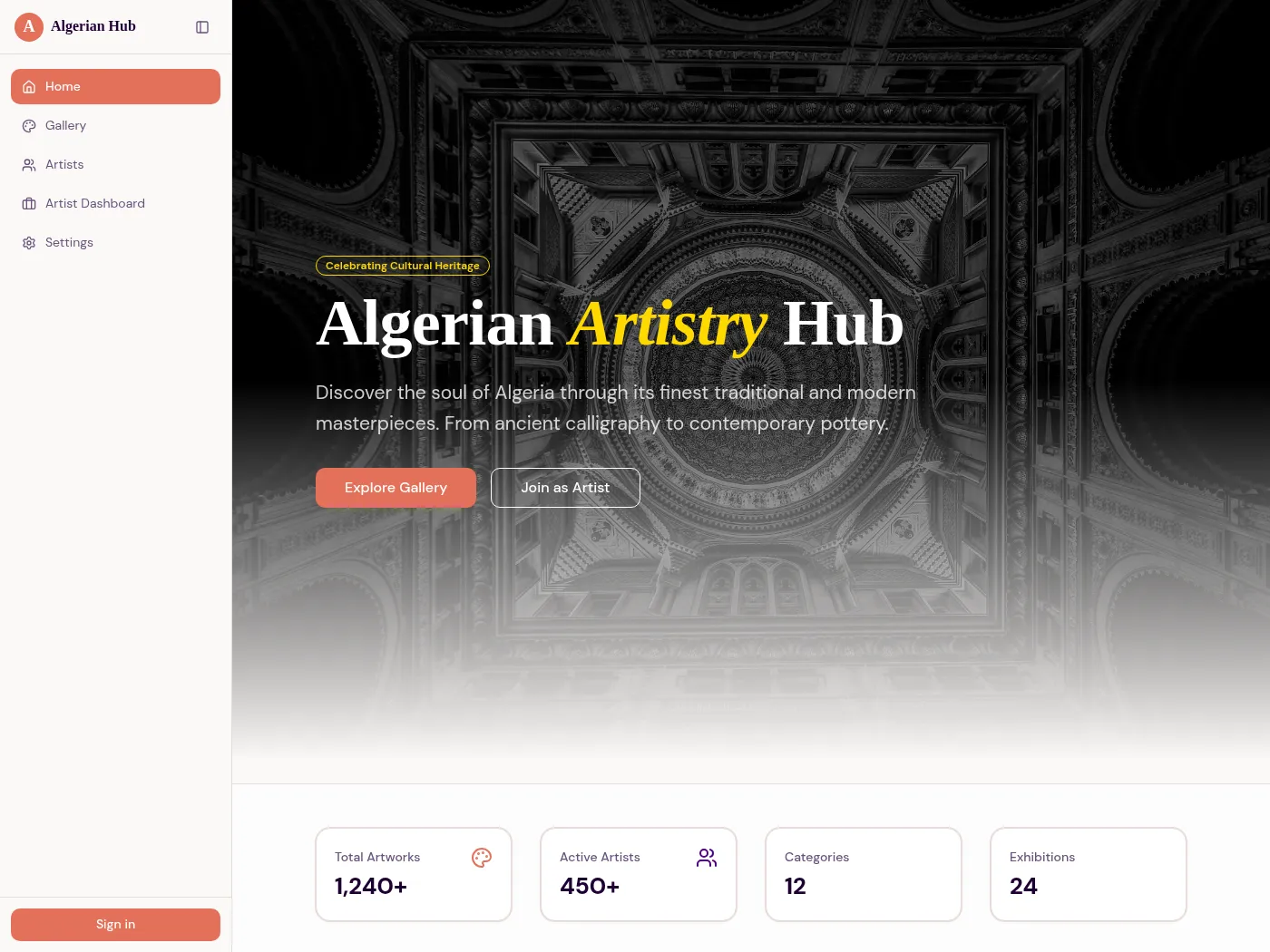 Algerian Artistry Hub