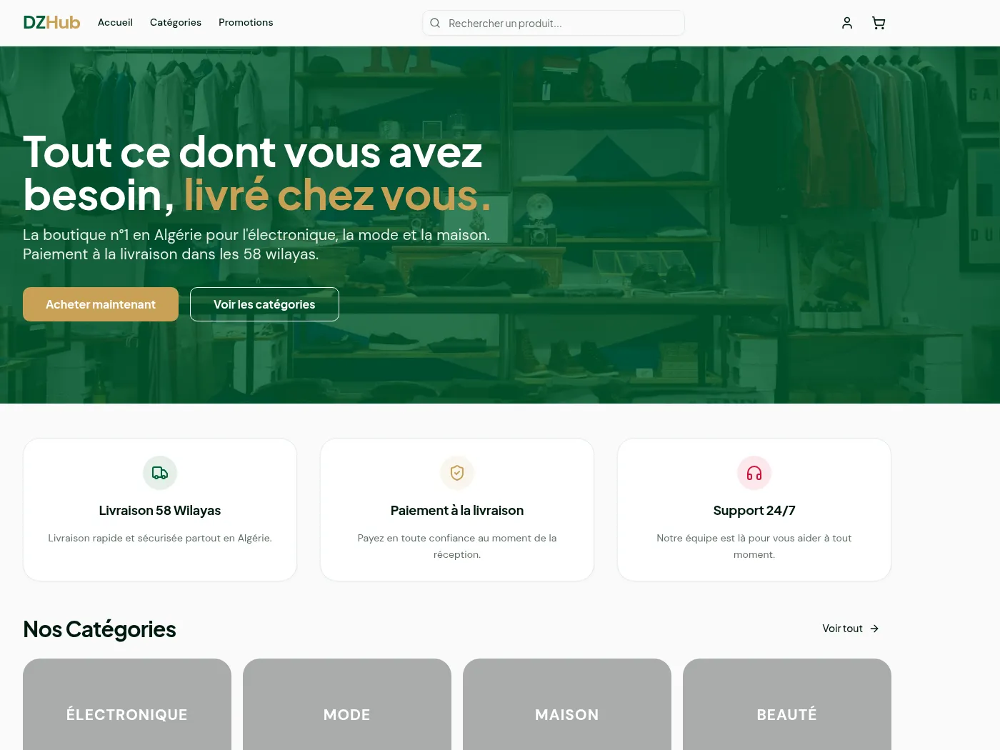 DZ E-Commerce Hub
