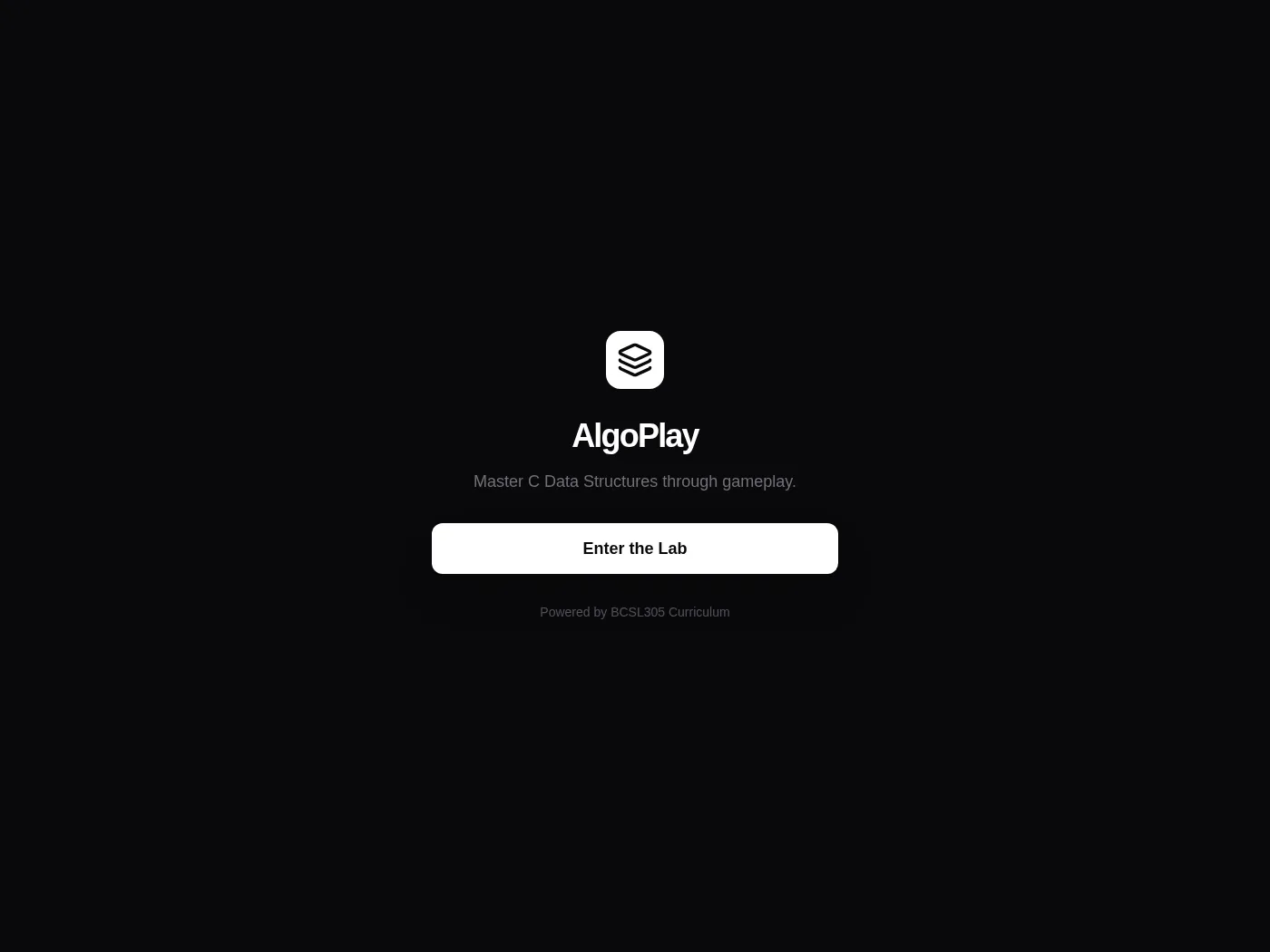 AlgoPlay: DSA Game Lab
