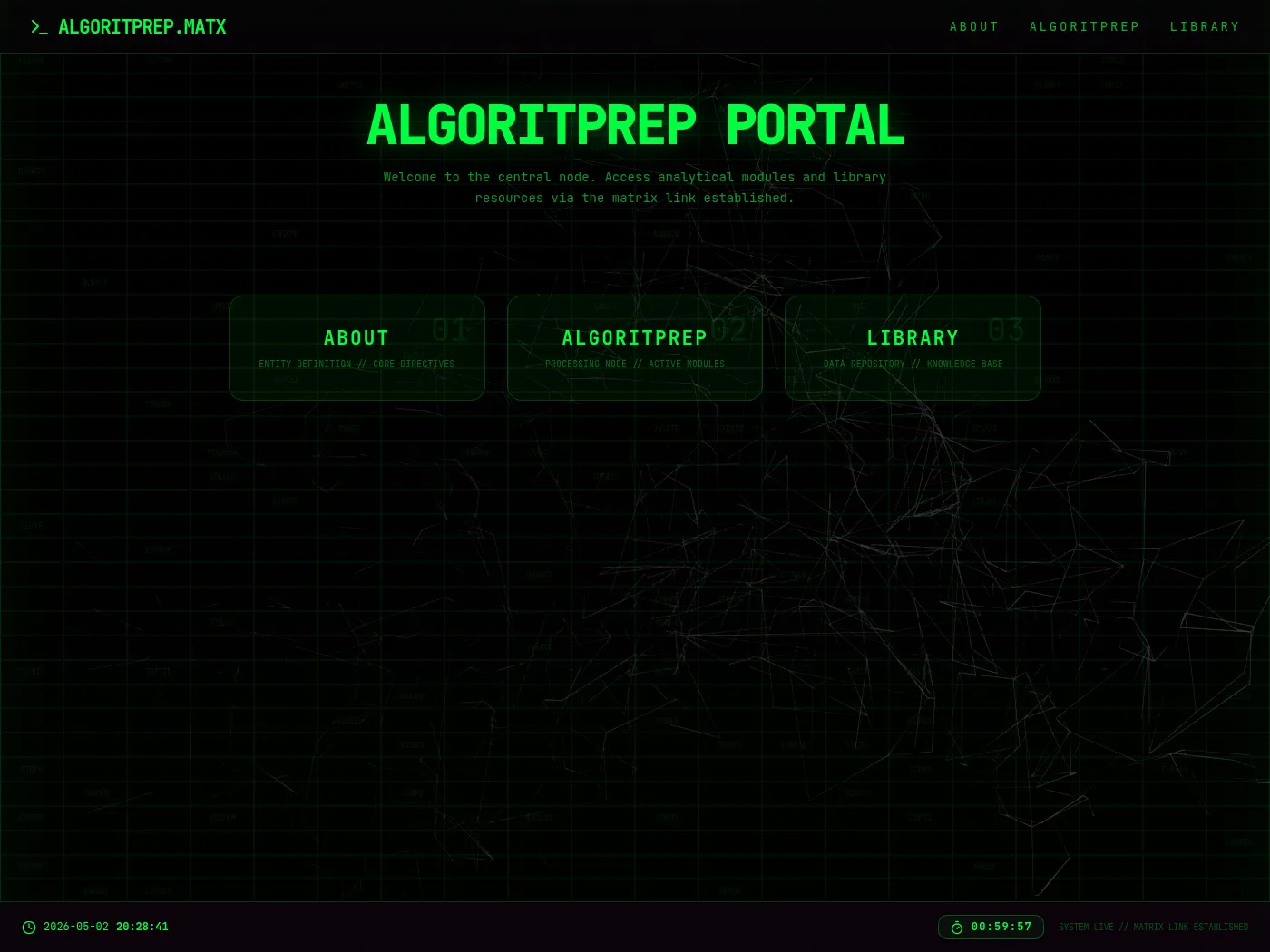 Algoritprep Matrix Portal