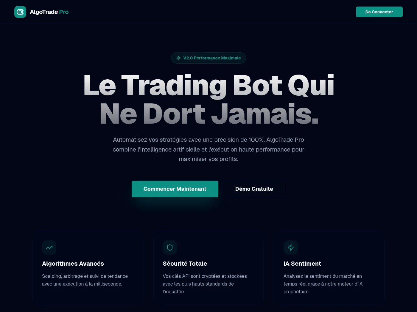 AlgoTrade Pro